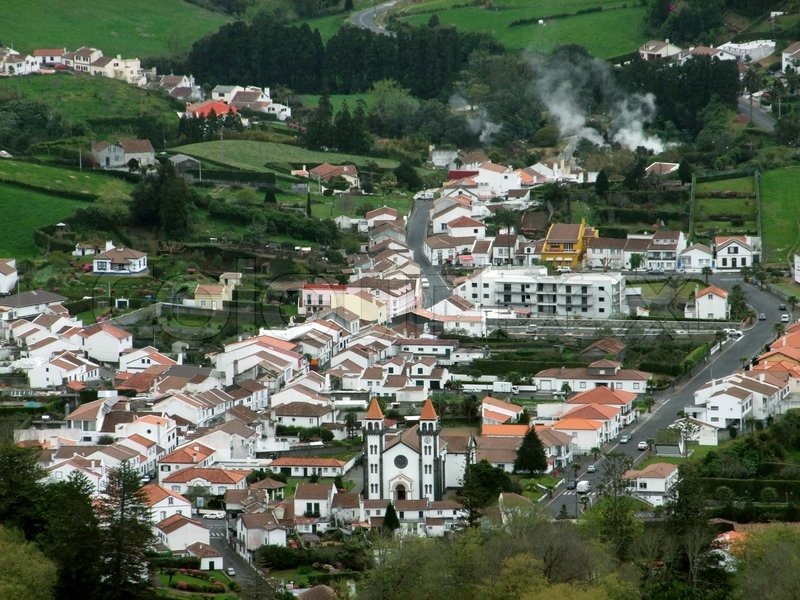Town at the Azores | Stock image | Colourbox