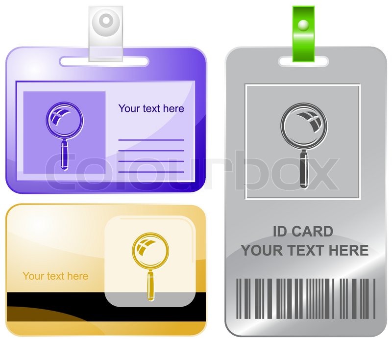 . Vector id cards. | Stock vector | Colourbox