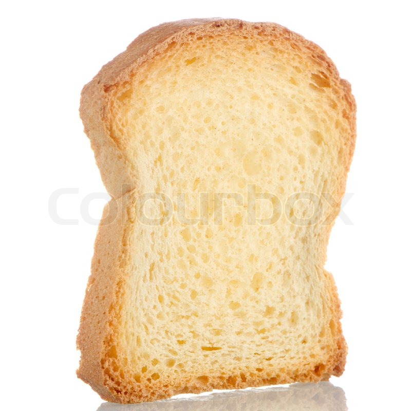 Several pieces of golden brown toast on ... | Stock image | Colourbox