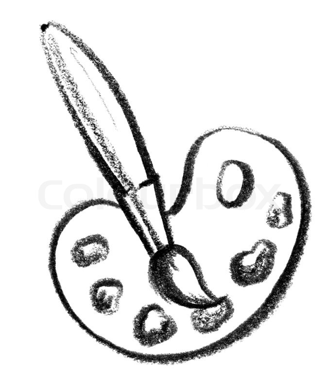 Malerei icon | Stock Bild | Colourbox