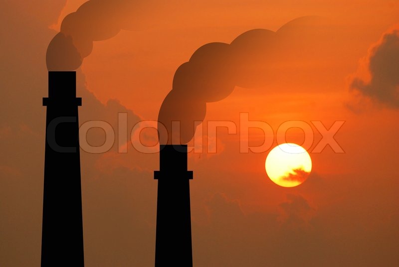 Power plant powerhouse electric ... | Stock image | Colourbox