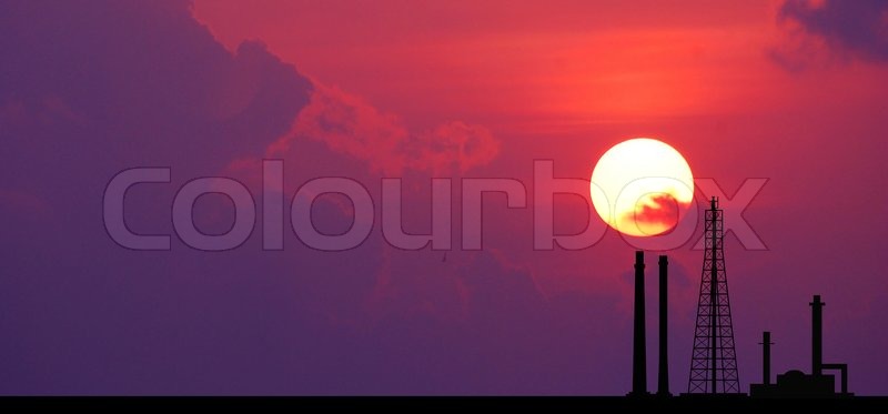 Power plant powerhouse electric ... | Stock image | Colourbox