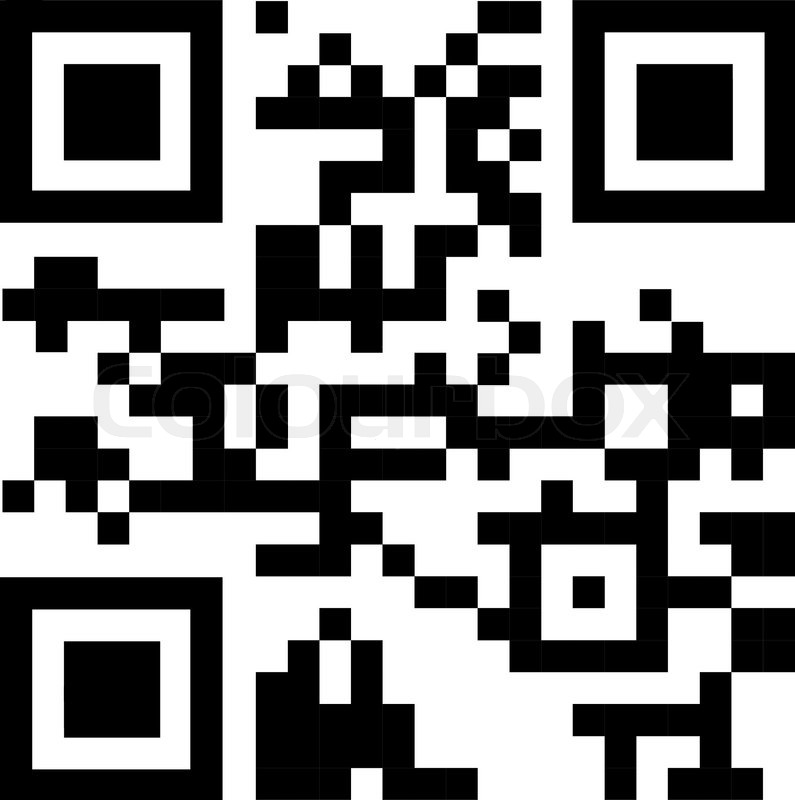 2D-Barcode- Vektor-Illustration | Stock-Vektor | Colourbox