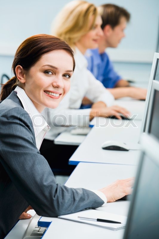 Beautiful student | Stock Bild | Colourbox