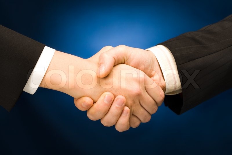 Business-Handshake | Stock Bild | Colourbox
