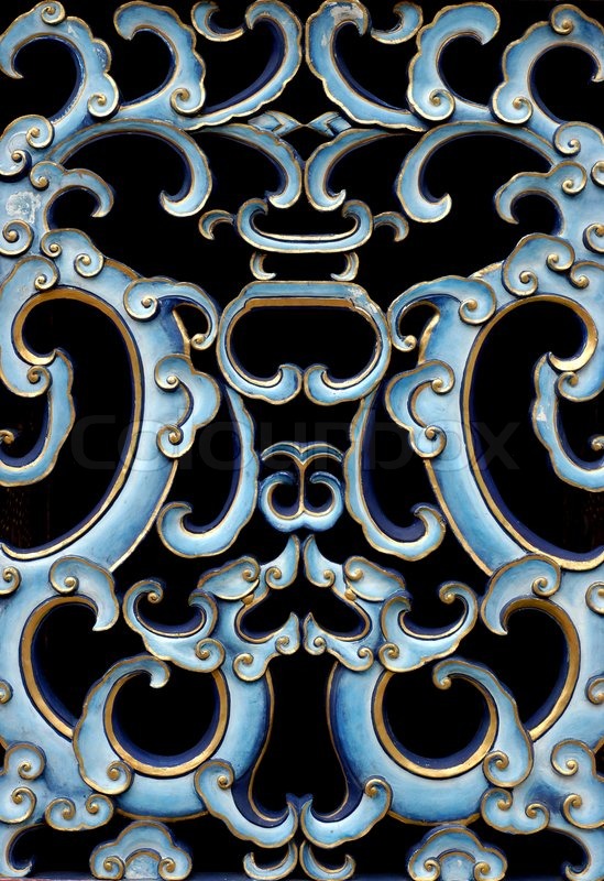 Blue Stencil | Stock image | Colourbox