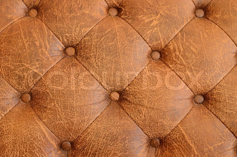 Texture of brown vintage sofa | Stock image | Colourbox
