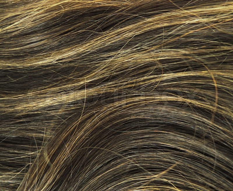 Brown woman hair texture | Stock image | Colourbox