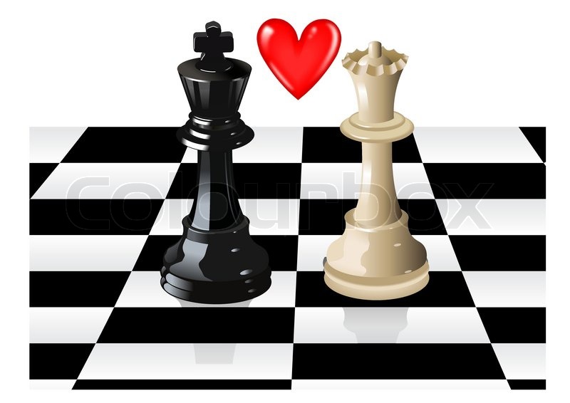 CHESS LOVE | Stock Vector | Colourbox