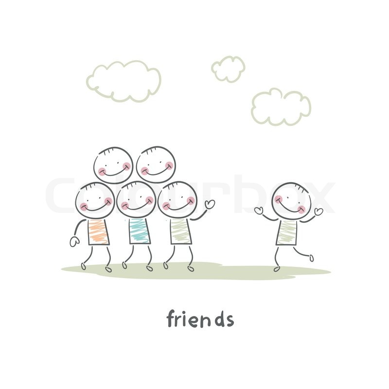 Friends | Stock vector | Colourbox