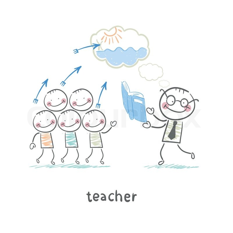 Teacher | Stock vector | Colourbox