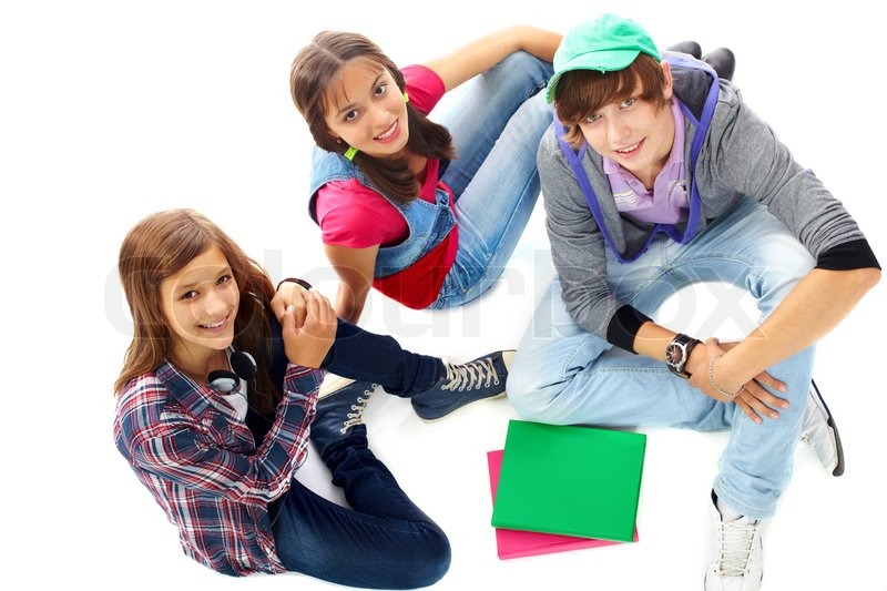 College-Studenten | Stock Bild | Colourbox