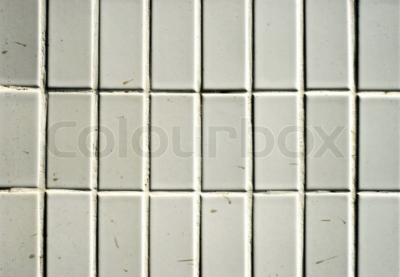 Hvide fliser i hjemmet | Stock foto | Colourbox