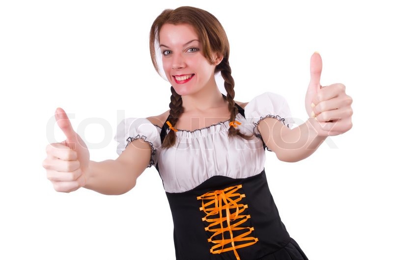 Traditional German Girl