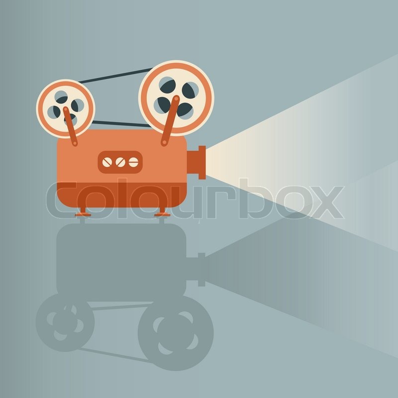 Film projektor | Stock vektor | Colourbox