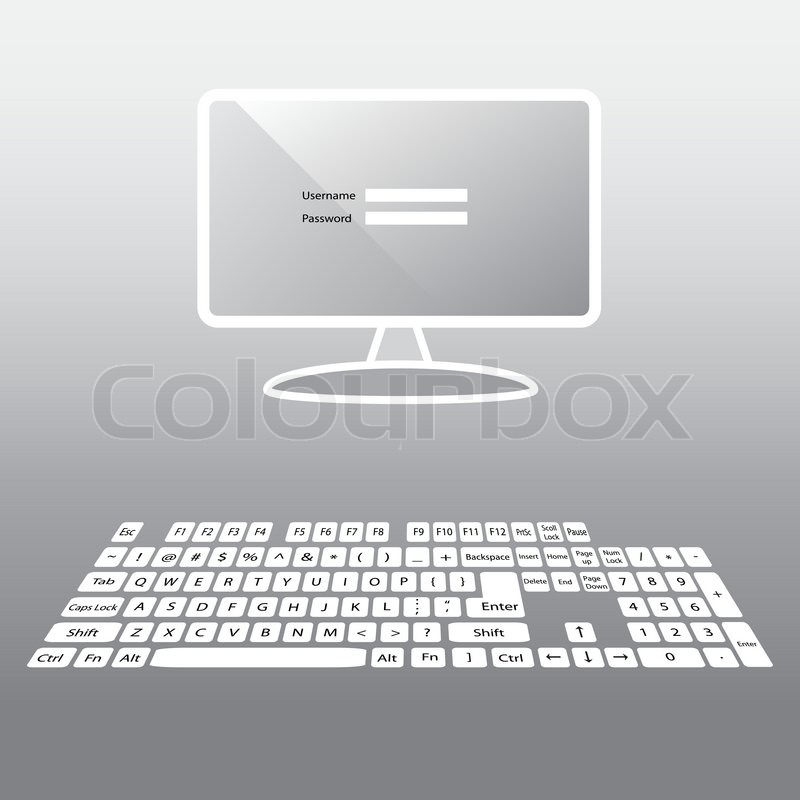 Computer vector | Stock-Vektor | Colourbox