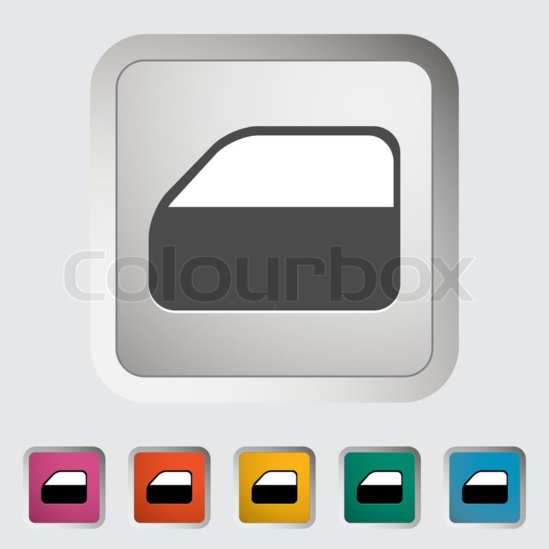 Car door. Vector illustration EPS. | Stock vector | Colourbox
