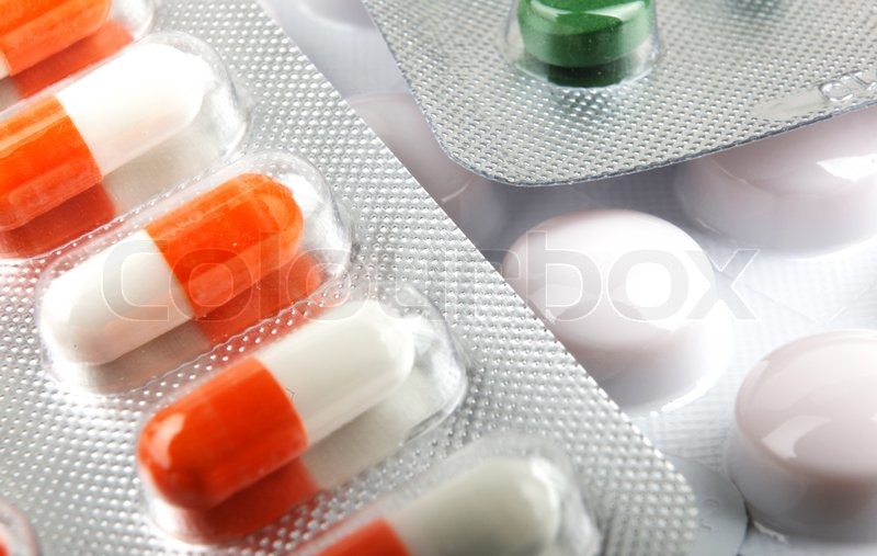 Bunte Pillen | Stock Bild | Colourbox