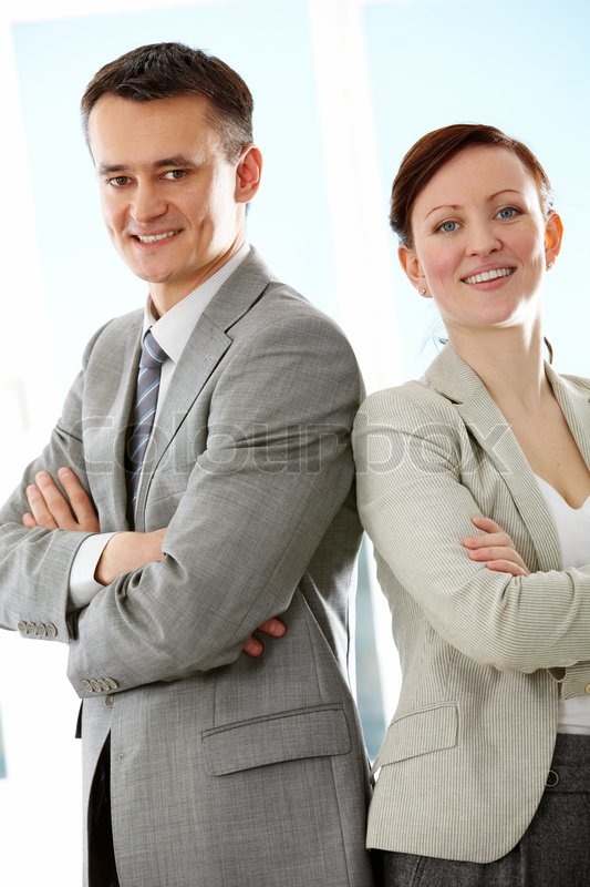 Erfolgreiche Partner | Stock Bild | Colourbox