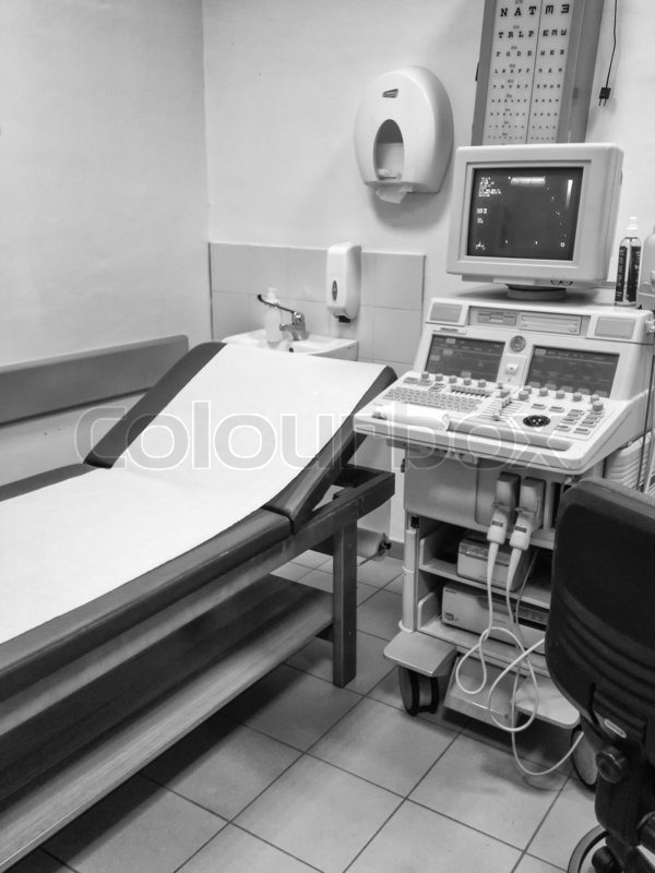Echography scanning machine in a ... | Stock image | Colourbox