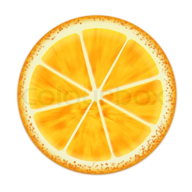 Orange Slice Illustration