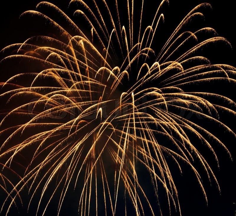 Colorful fireworks beautiful | Stock image | Colourbox