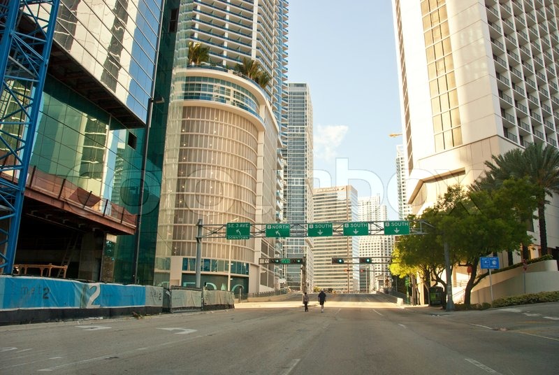 Skyscrapers of Miami in Florida | Stock image | Colourbox