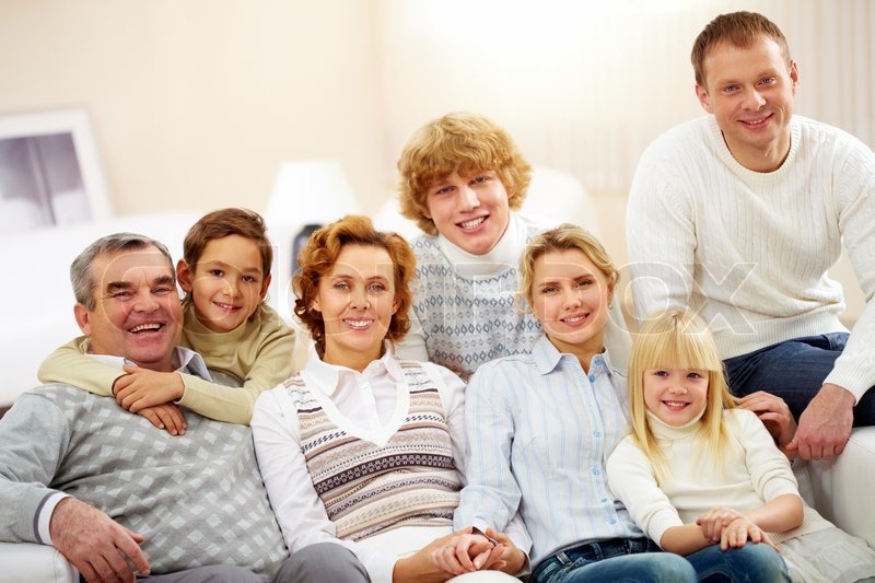 Drei Generationen | Stock Bild | Colourbox