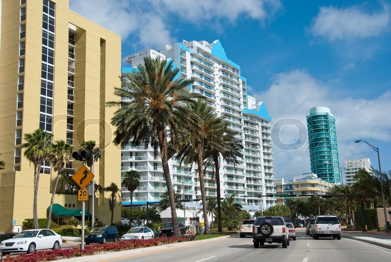 Streets of Miami, Florida | Stock Bild | Colourbox