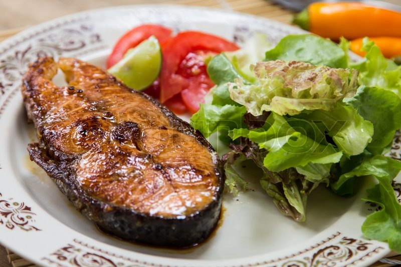 Fish steak | Stock Photo | Colourbox