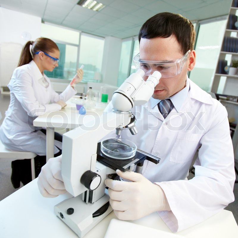 Im Labor | Stock Bild | Colourbox
