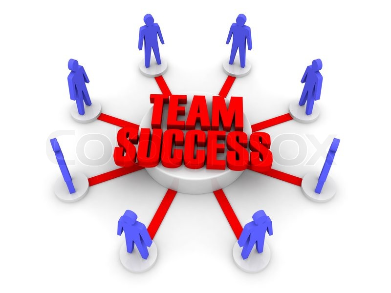 Team success. Concept 3D illustration. | Stock image | Colourbox