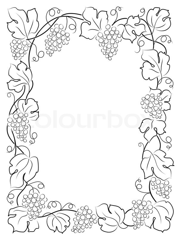 Schwarz Kalligraphierahmen Weinetikett ... | Stock-Vektor | Colourbox