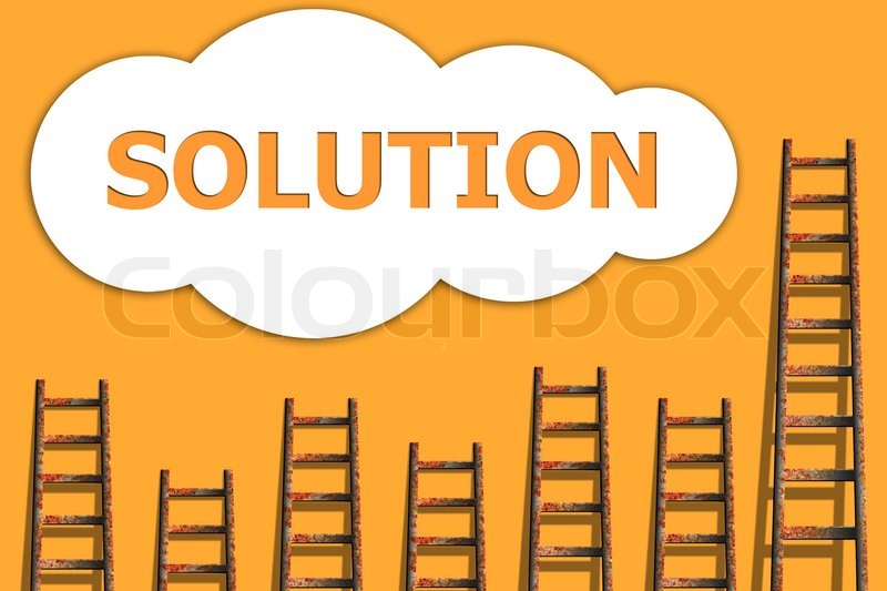 Solution,wordding about success of ... | Stock image | Colourbox
