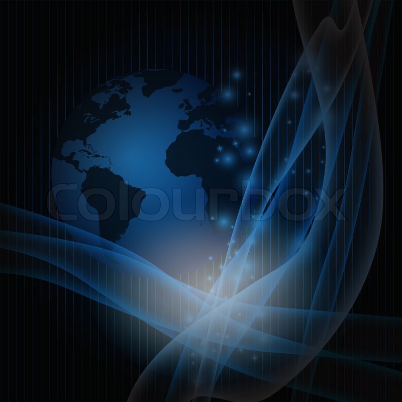 Abstract art world background | Stock vector | Colourbox