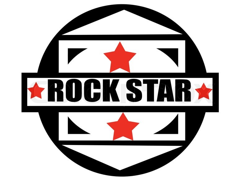 Rockstar -Label | Stock-Vektor | Colourbox