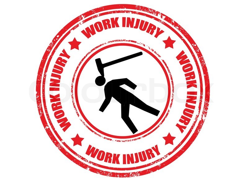 Arbeitsunfall - Stempel | Stock-Vektor | Colourbox