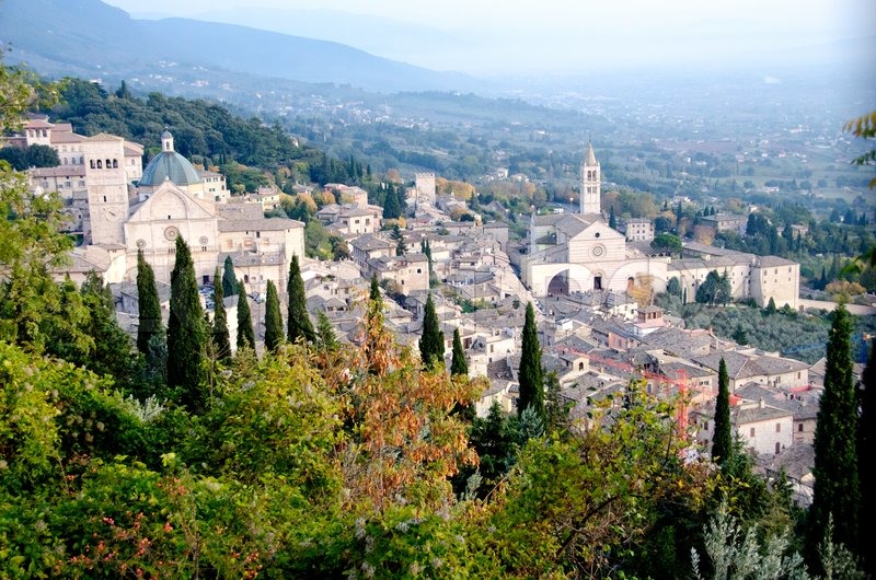 Architectural Detail von Assisi in ... | Stock Bild | Colourbox