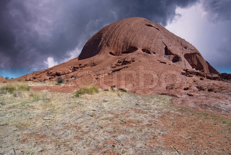 Storm over Australian Outback, Northern ... | Stock image | Colourbox
