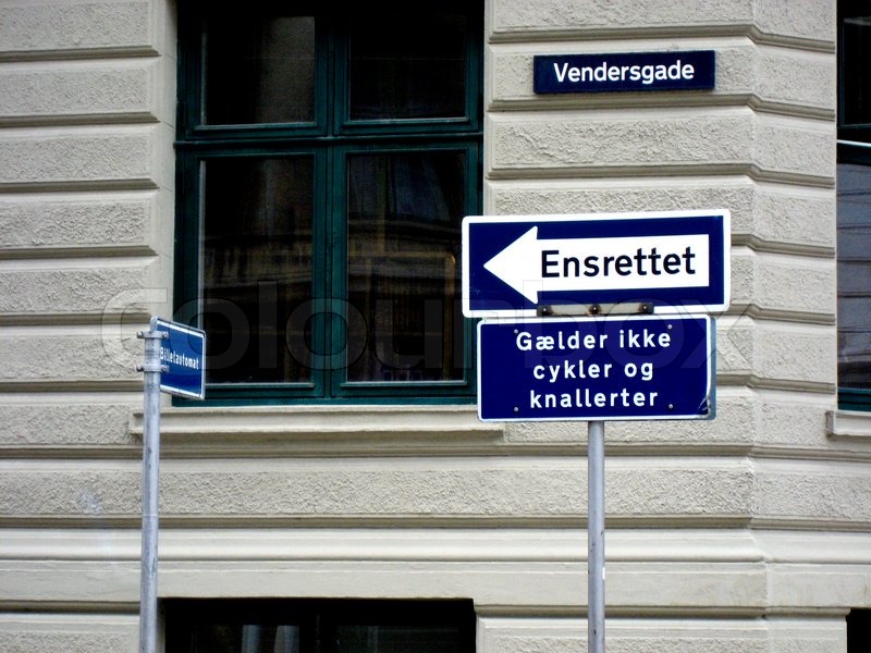 Signs and Symbols in Copenhagen, Denmark | Stock Bild | Colourbox