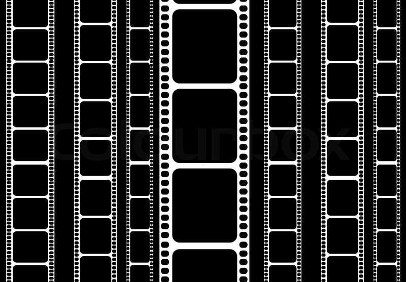 Film strip on a vertical side | Stock image | Colourbox