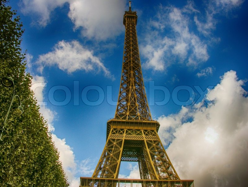 Paris, La Tour Eiffel. Beautiful view ... | Stock image | Colourbox