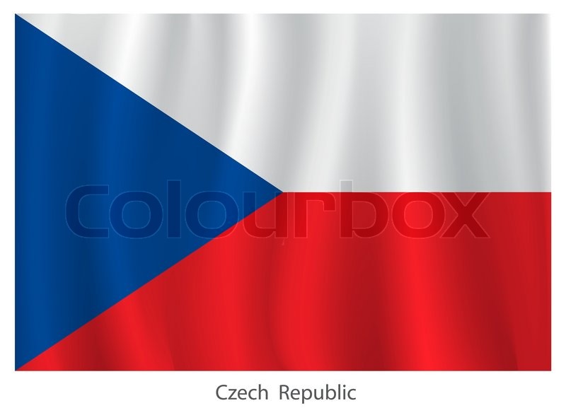 Czech Republic flag | Stock vector | Colourbox