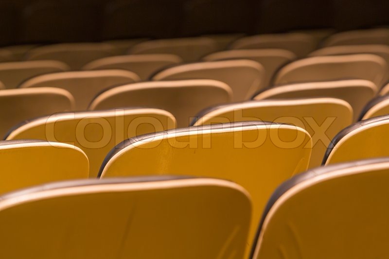 Theater seat back | Stock Photo | Colourbox