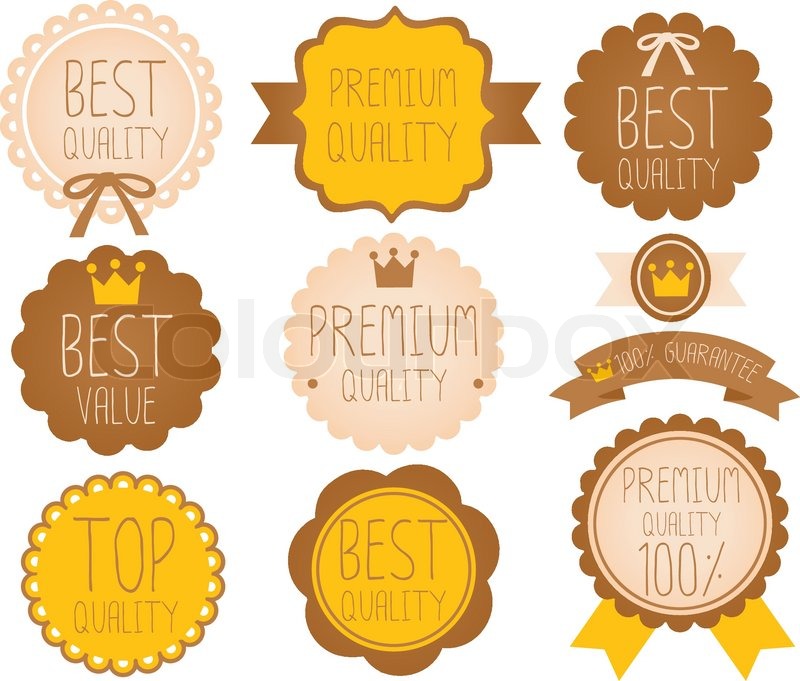 Cute Badge - Vector EPS10 | Stock vector | Colourbox