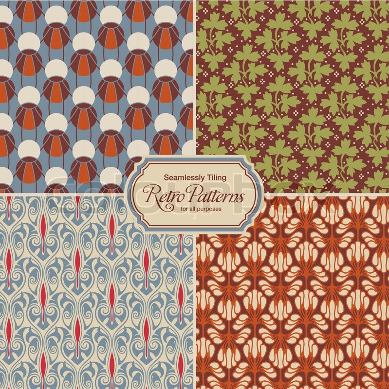 Retro-Muster 1eps | Stock-Vektor | Colourbox