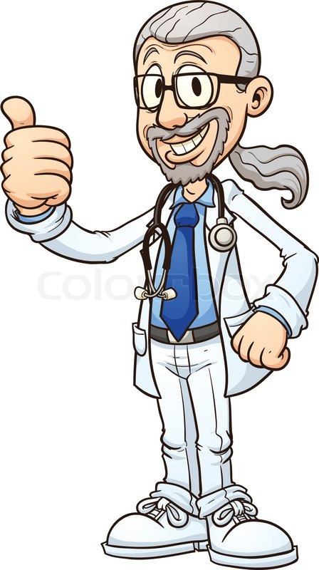 Medical doctor. Vector clip art ... | Stock vector | Colourbox
