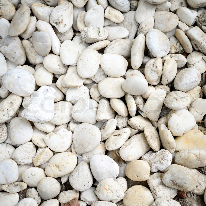 White stones texture | Stock image | Colourbox
