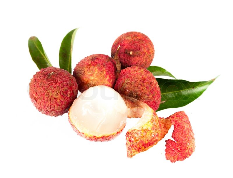 Ripe fruit of the lychee tree Litchi ... | Stock image | Colourbox