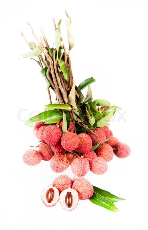 Ripe fruit of the lychee tree Litchi ... | Stock image | Colourbox